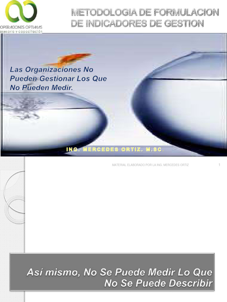 Fundamentos de Indicadores de Gestion | PDF | Cultura organizacional ...