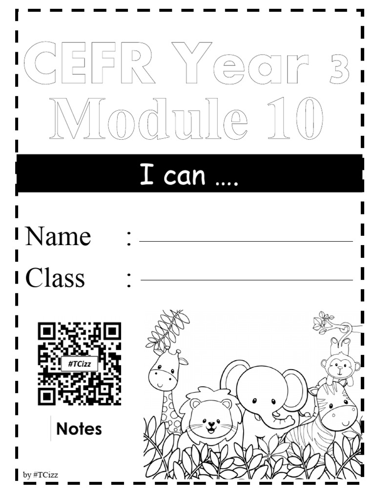 CEFR Year 3 - Unit 10 - I Can | PDF