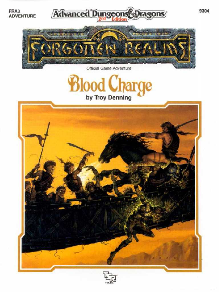 ADnD FRA3 Forgotten Realms - The Horde - Blood Charge 2nd Edition | PDF | Tsr, Inc. | Dungeons ...