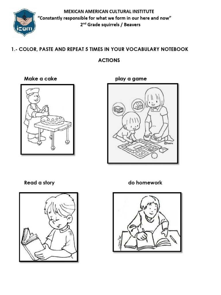 2nd Grade Vocabulary Activities Guide | PDF | Language Arts ...