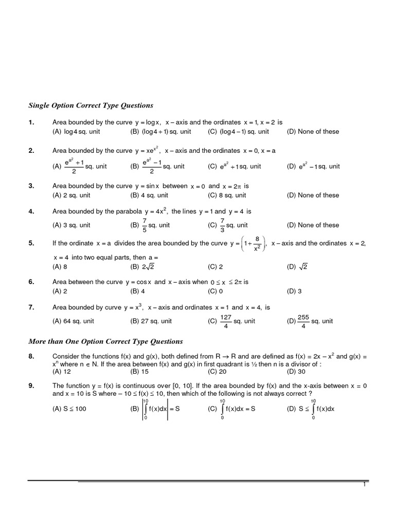 Area | PDF | Tangent | Area