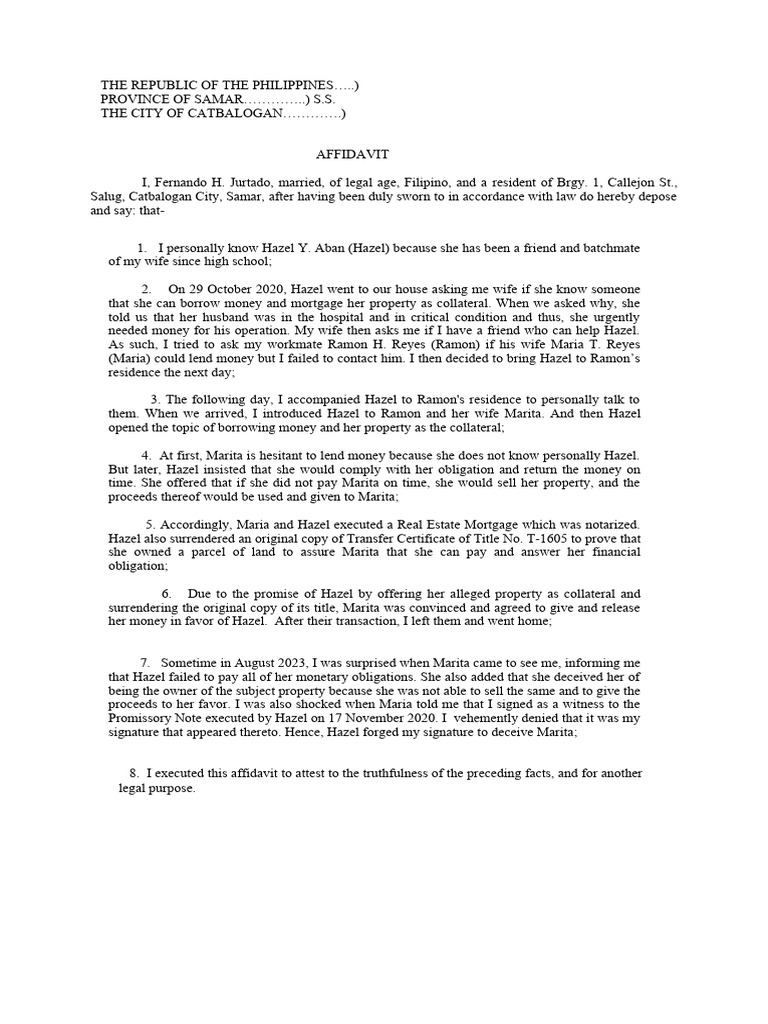 Aff Mico | PDF | Private Law | Common Law