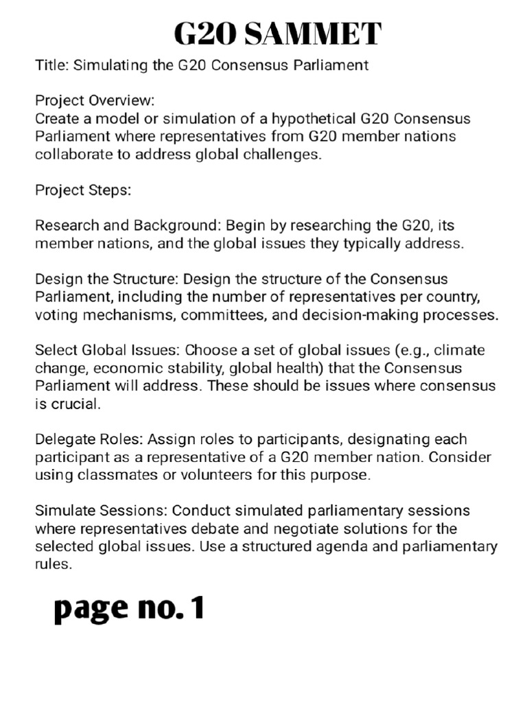 G20 summit project -3-. PDF (made by dsp) | PDF