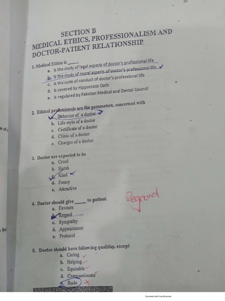 Behavrioal Section B | PDF