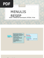 Cara Penulisan Resep Obat Dan Singkatan Dalam Resep | PDF