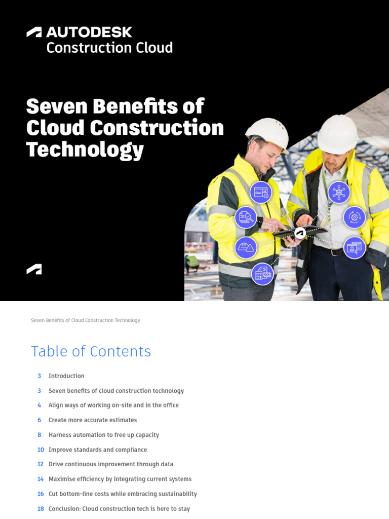 Benefits of Cloud Construction Tech | PDF | Cloud Computing | Building ...