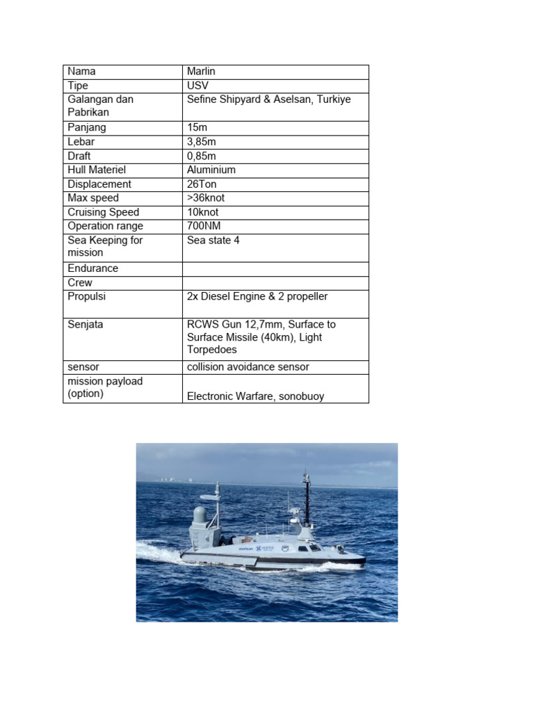 Marlin Usv | PDF