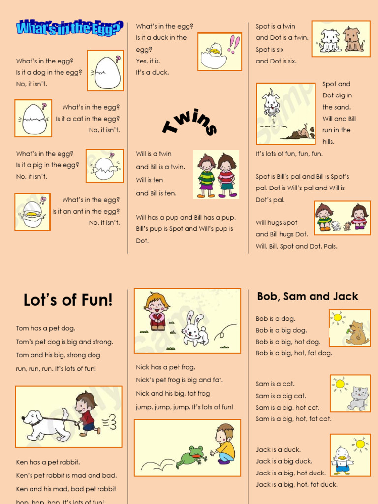 Pamphlet story grd 1-2 | PDF | Zoology | Animals And Humans