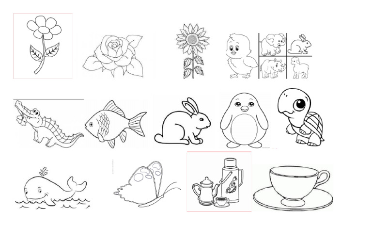 Sketsa Menggambar Flora, Fauna, Alam Benda | PDF