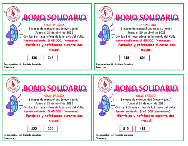 Bono Solidario | PDF | Salud y bienestar