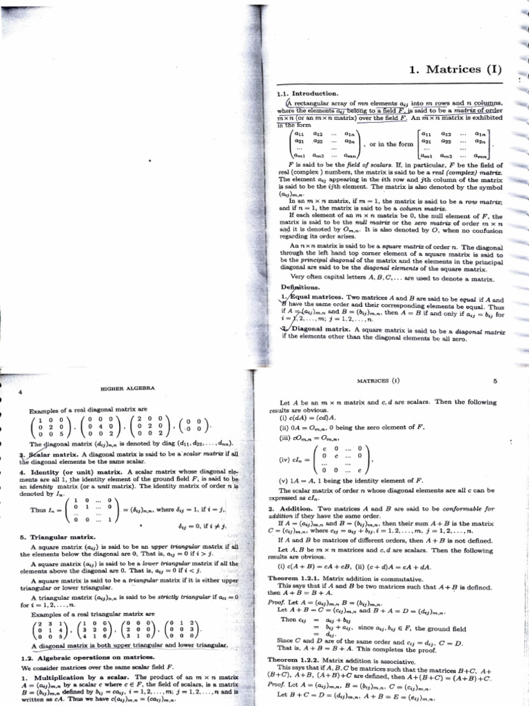 SK Mapa Linear Algebra | PDF | Linear Subspace | Vector Space