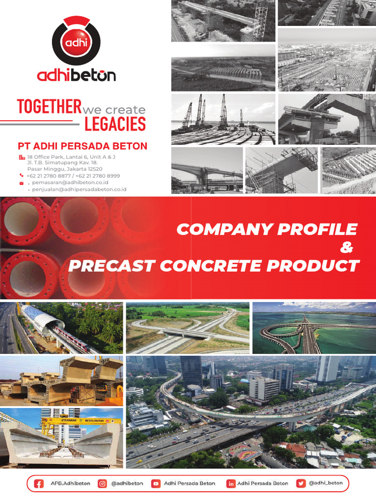 Company Profile & Precast Concrete Product-Adhi Beton 2023 | PDF ...