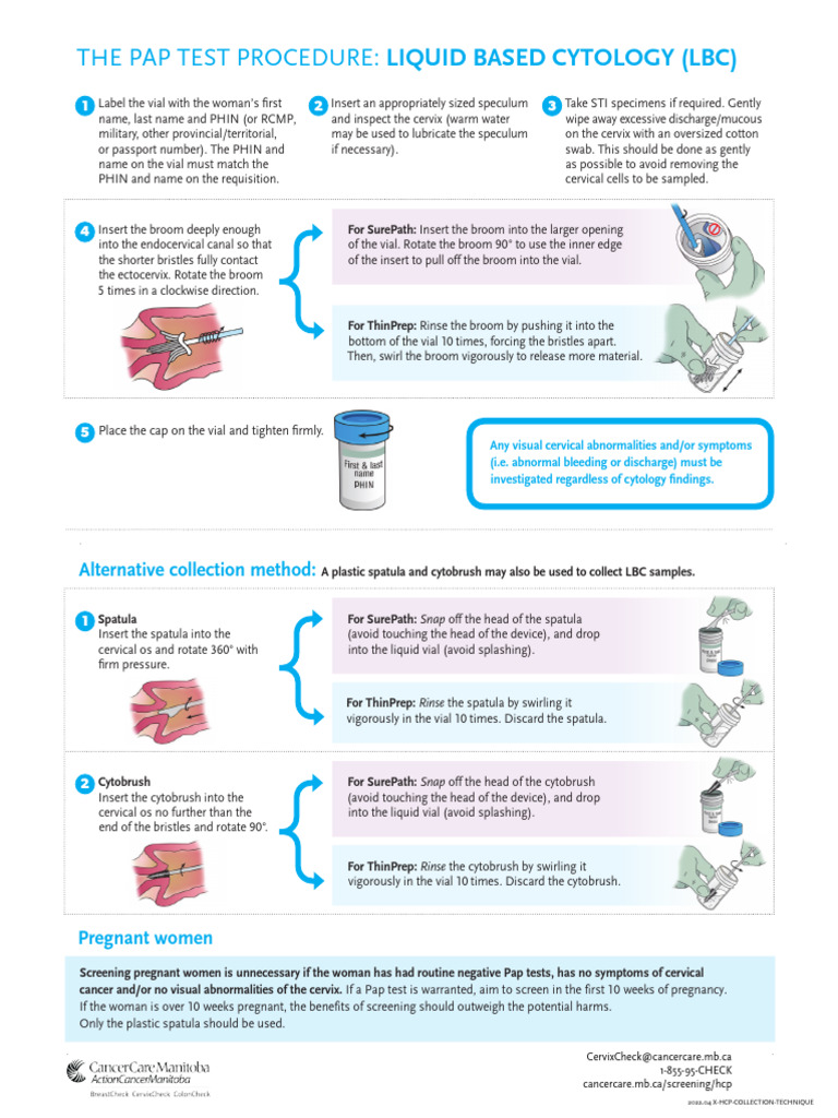 SurePath Collection for Pap Tests | PDF | Human Reproduction | Medical ...