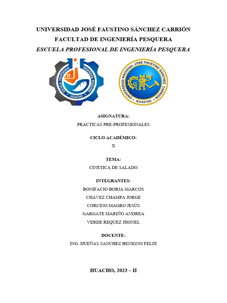 Cinética de Salado | PDF | Difusión | Ósmosis