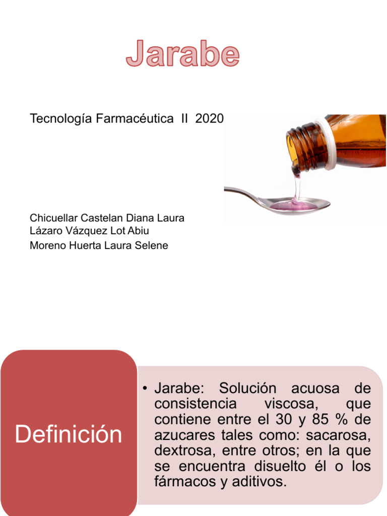JARABE_2020 | Descargar gratis PDF | Jarabe | Agua