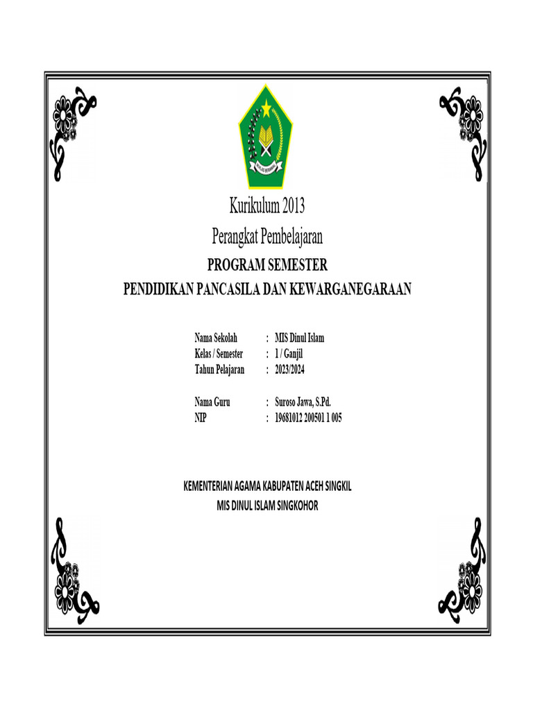 Prosem Ganjil 2023-2024 | PDF