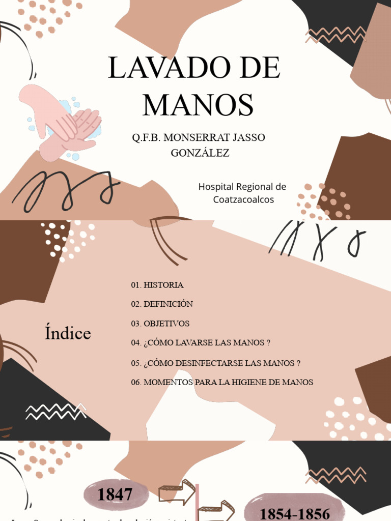 Exposición Lavado de Manos | PDF | Lavado de manos | Medicina