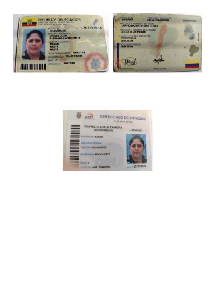 Cédula Alexandra | PDF