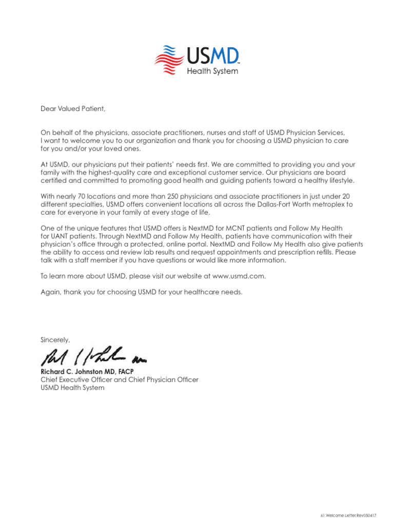 Usmd Pediatric New Patient English | PDF | Medicare (United States ...