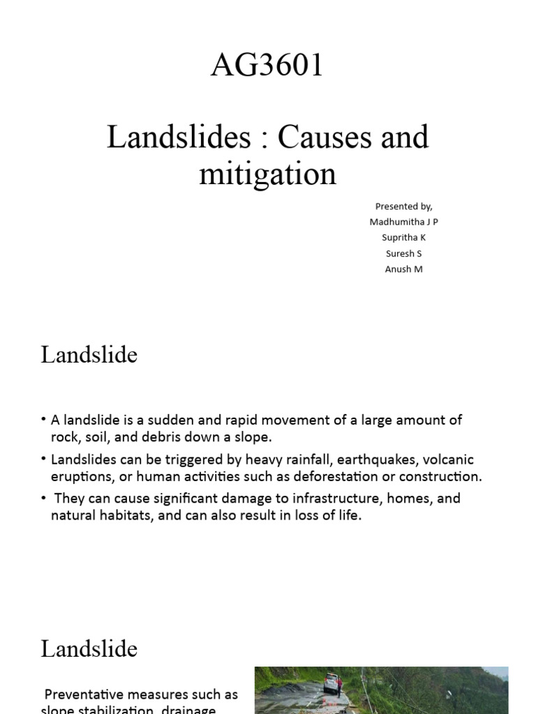 landslide | PDF | Landslide | Emergency Management