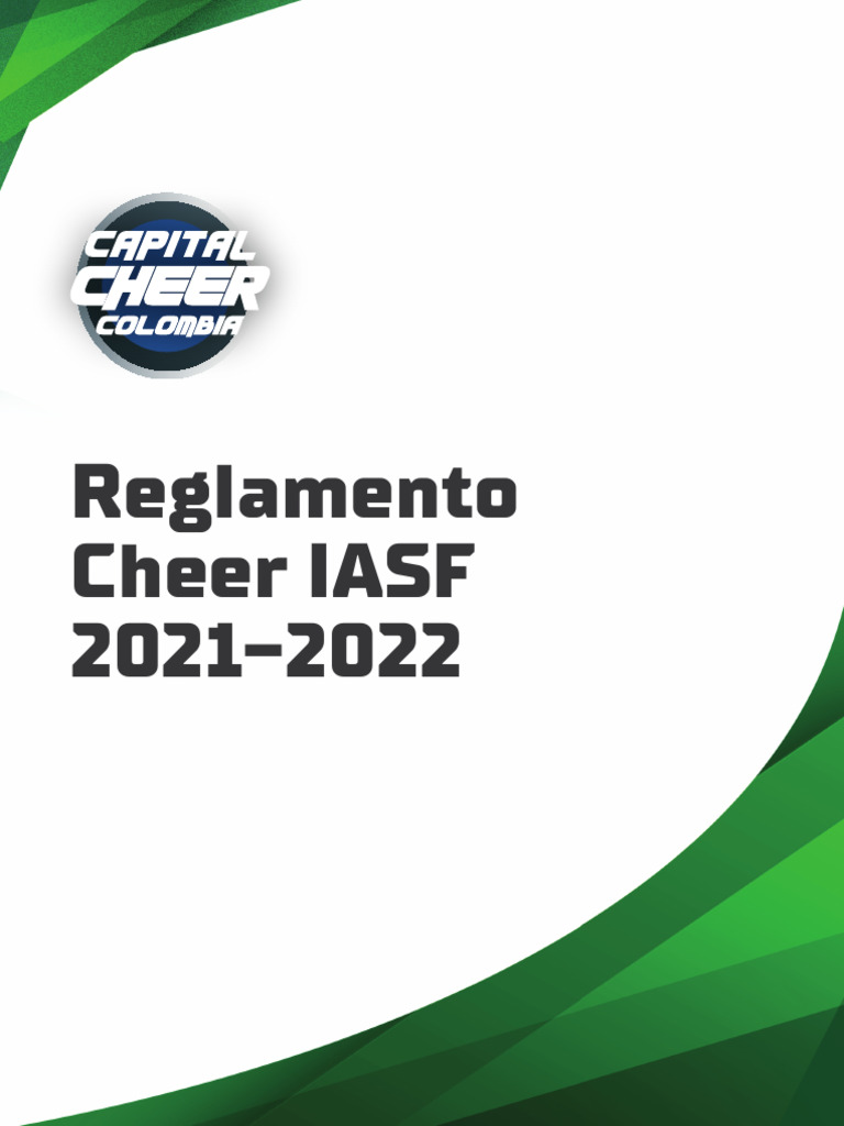 Reglamento Cheer IASF 2021 | PDF | Gimnasia | Pie