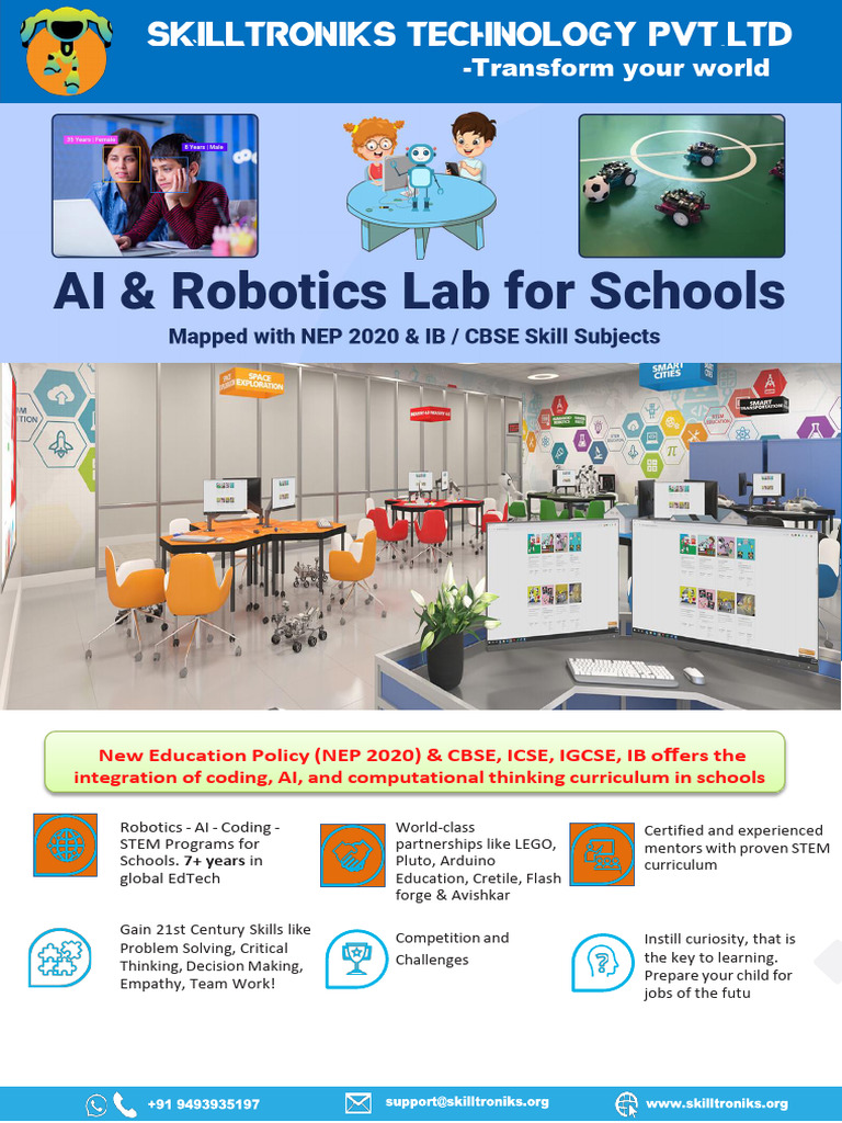 STEM Robotics and AI Curriculum for Schools | PDF | Artificial ...