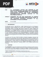 ARTA Compliance Submission Deadlines 2024 | PDF | Government | Justice