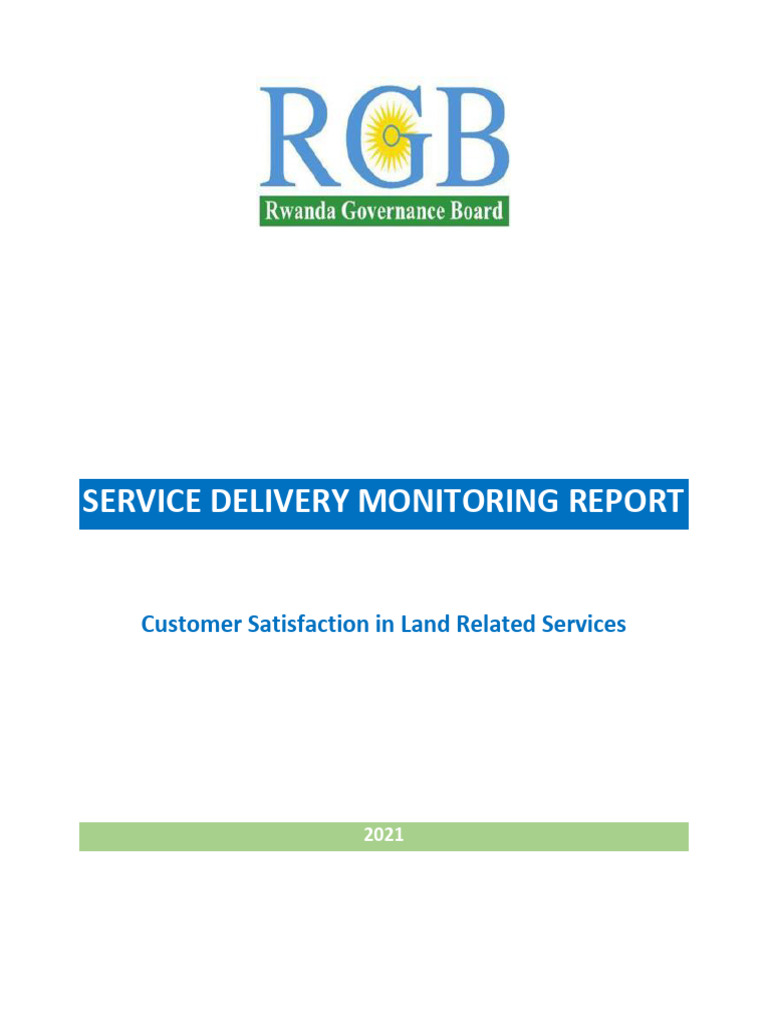 Service Delivery Monitoring Report - 28!01!2022 | PDF | Business