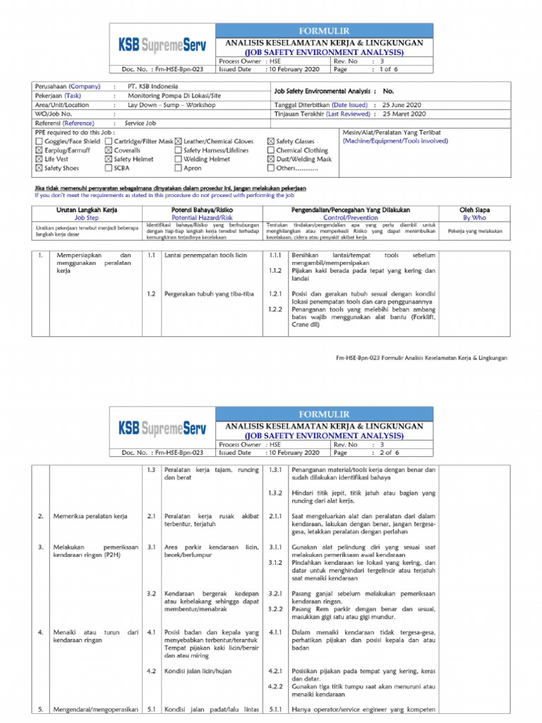 01 Jsa Monitoring Pump | PDF