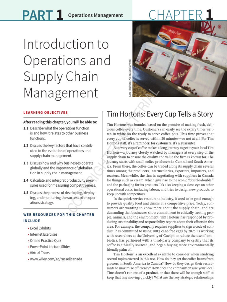 Introduction to Operation and Supply Chain Manageent | Download Free ...