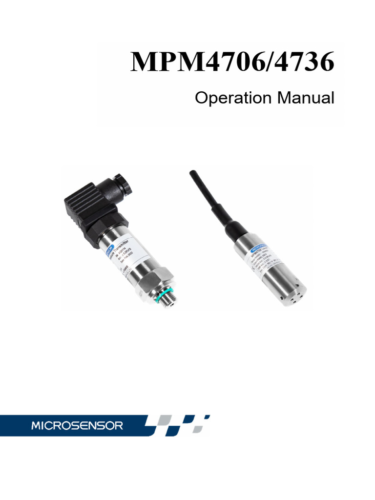 MPM4706 4736 Operation Manual | PDF | Electrical Connector | Parameter (Computer Programming)