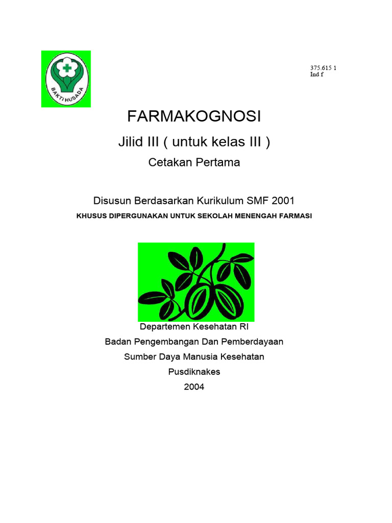 Farmakognosi Jilid 3 | PDF