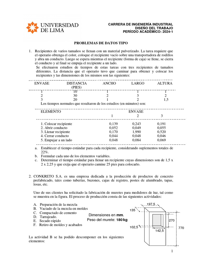 Prob-Datos-Tipo 2024-1 | PDF