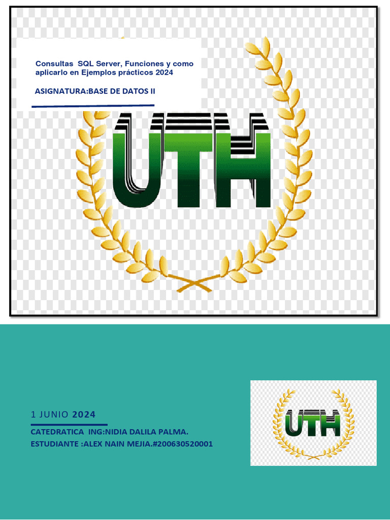 Tarea BDII | PDF | SQL | Servidor SQL de Microsoft