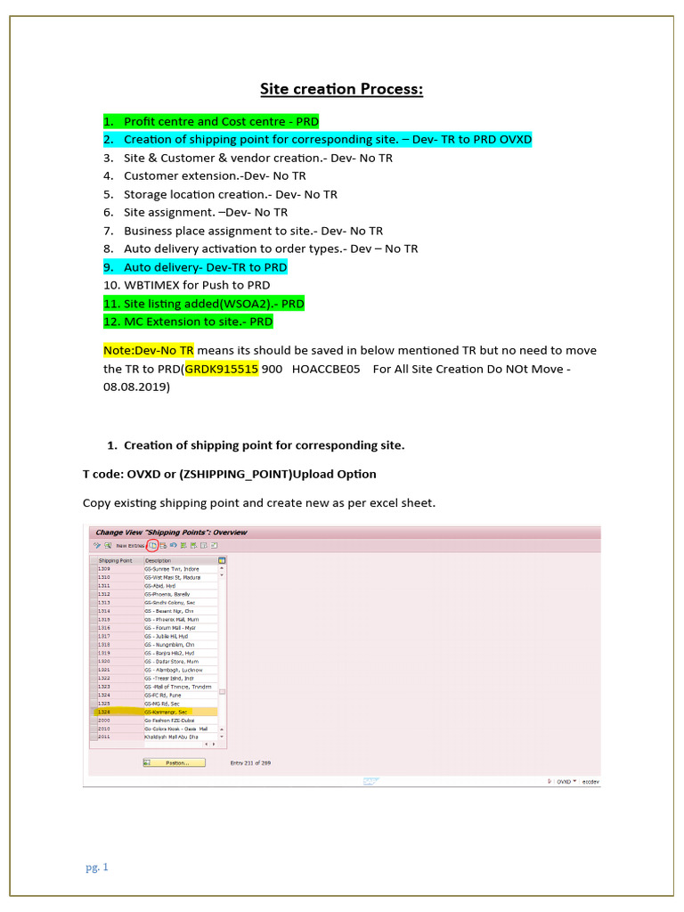Site Creation Process Updated | PDF | Computing