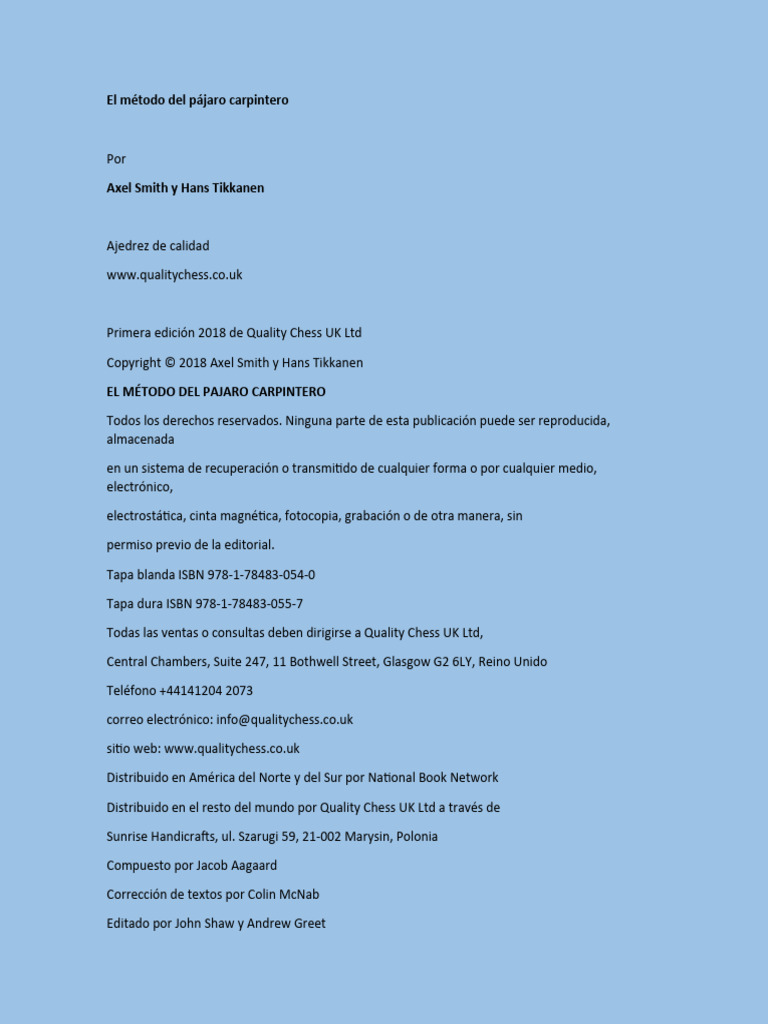 2018 - The Woodpecker Method - A. Smith & H. Tikkanen | PDF ...