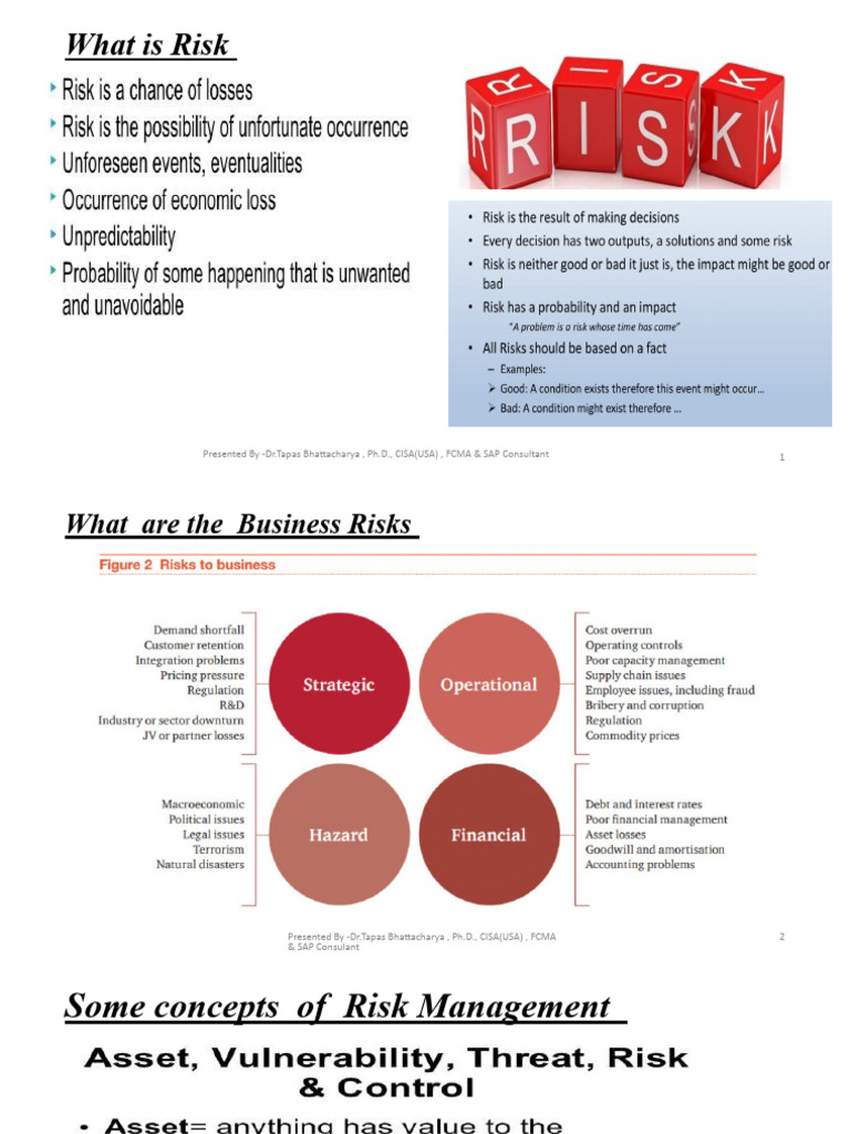 Presentation On Risk Concept | PDF | Risk | Risk Management