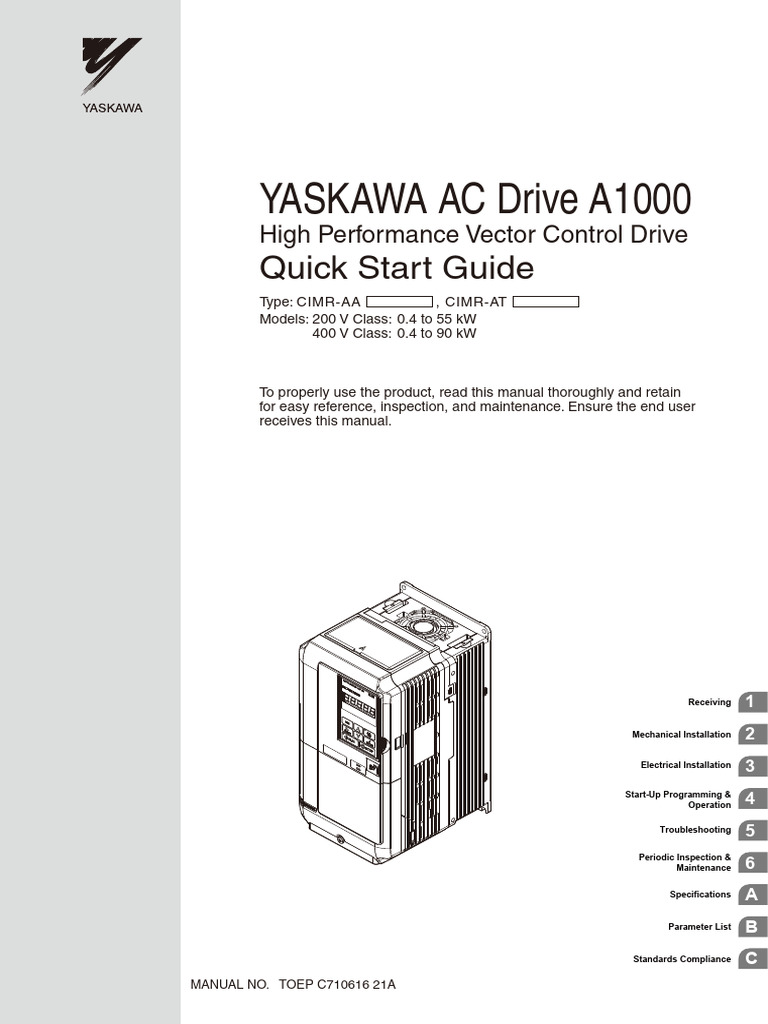 A1000 Manual Trick | PDF | Electrostatic Discharge | Alternating Current