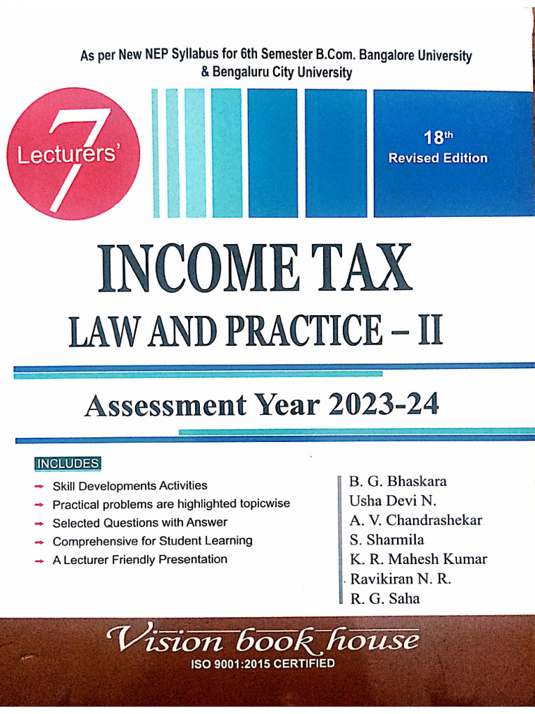 Income Tax Law and Practice 2 | PDF