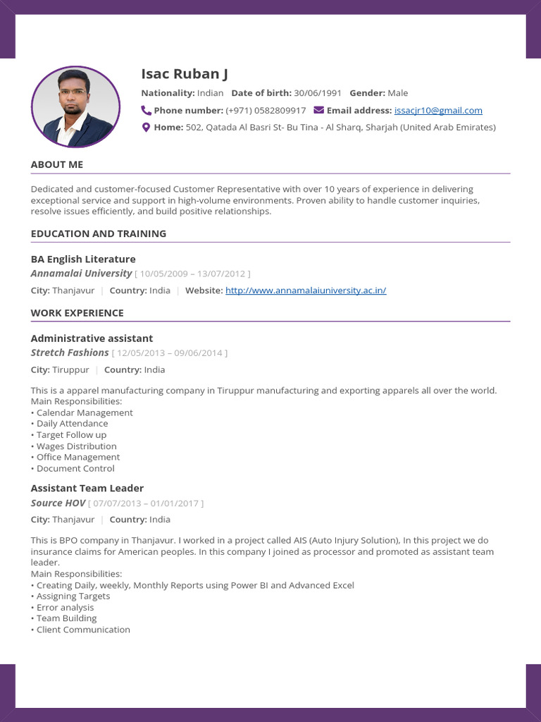Sales CV Ruban | PDF | Sales | Enterprise Resource Planning