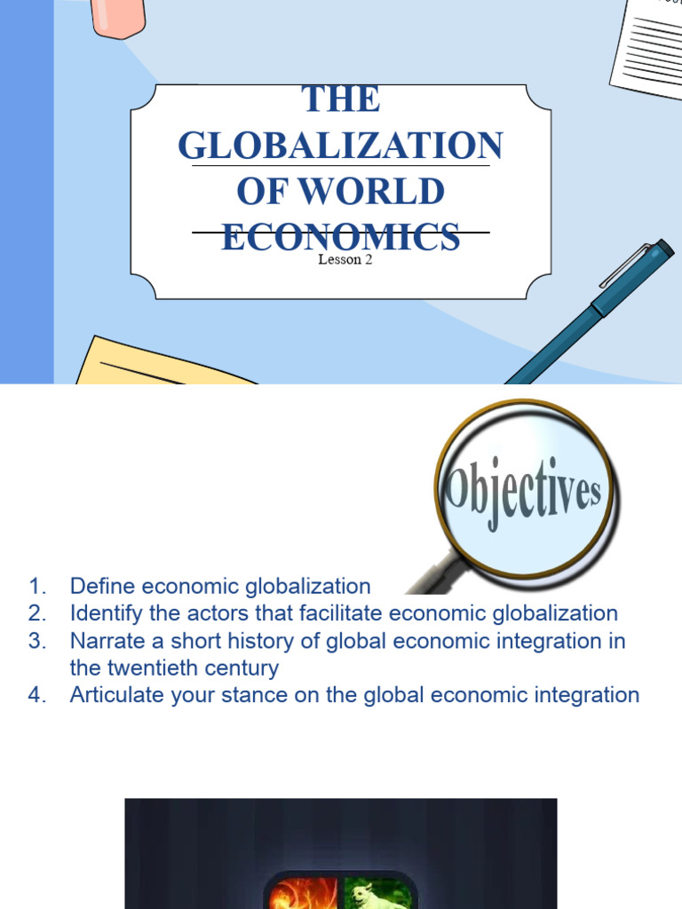 SSP 113 Economic Globalization | PDF | Globalization | Bretton Woods System