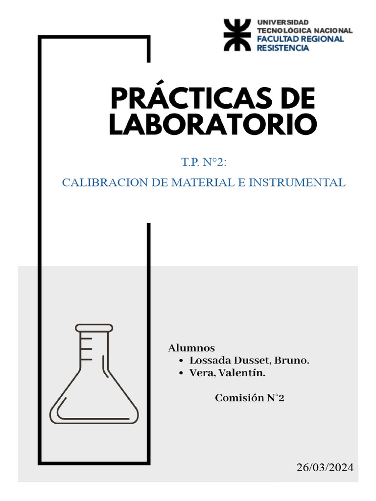 Calibración de Material e Instrumental | PDF | Agua | Destilación
