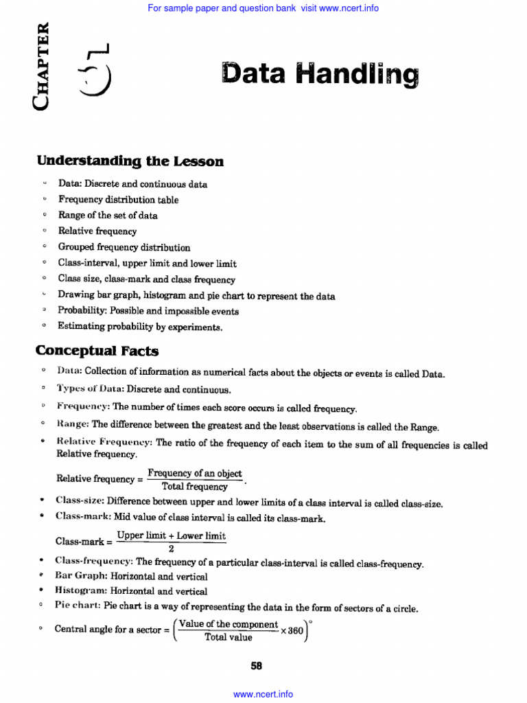 Ncert gr8 Math Chapter 5 | PDF | Histogram Ncert gr8 Math Chapter 5 | PDF | Histogram