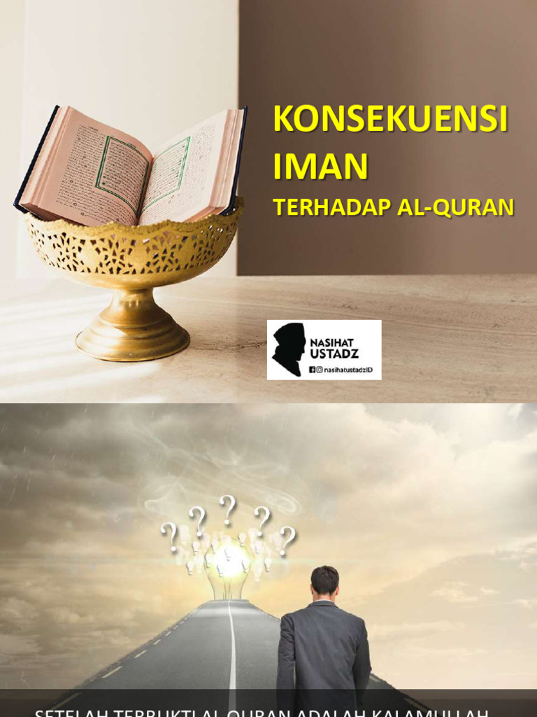 Konsekuensi Iman kepada Al-Qur'an | PDF