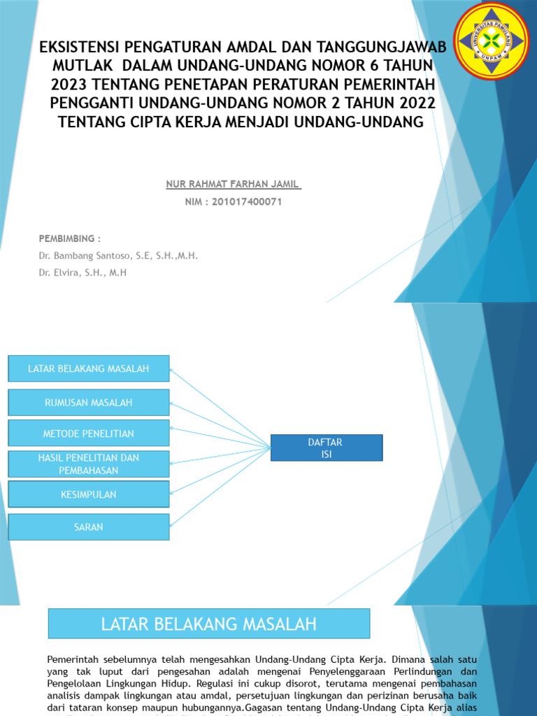 Tesis S2 Unpam | PDF | Hukum