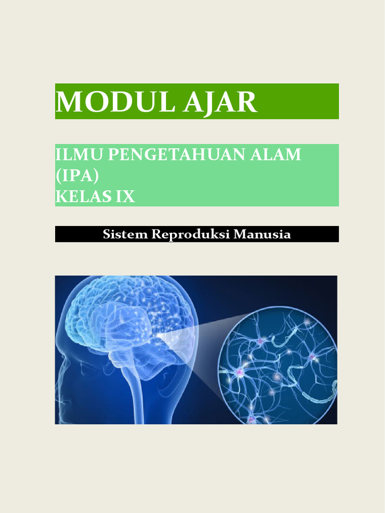 Modul IPA Kelas IX: Reproduksi | PDF