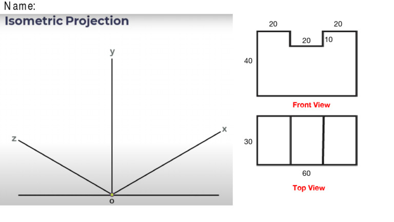 Isometric Projection | PDF