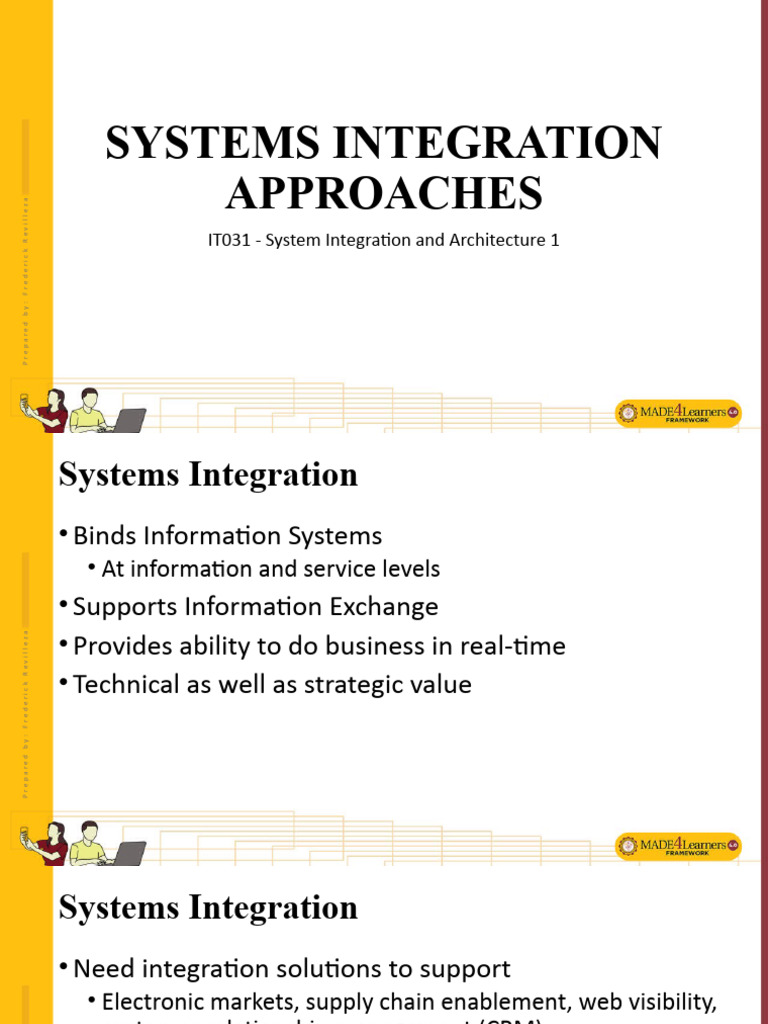 System Integration Approaches - InfoManagement | PDF | Databases ...