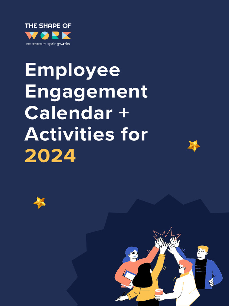 Employee Engagement Calendar 2024 | PDF | Mindfulness | Meditation