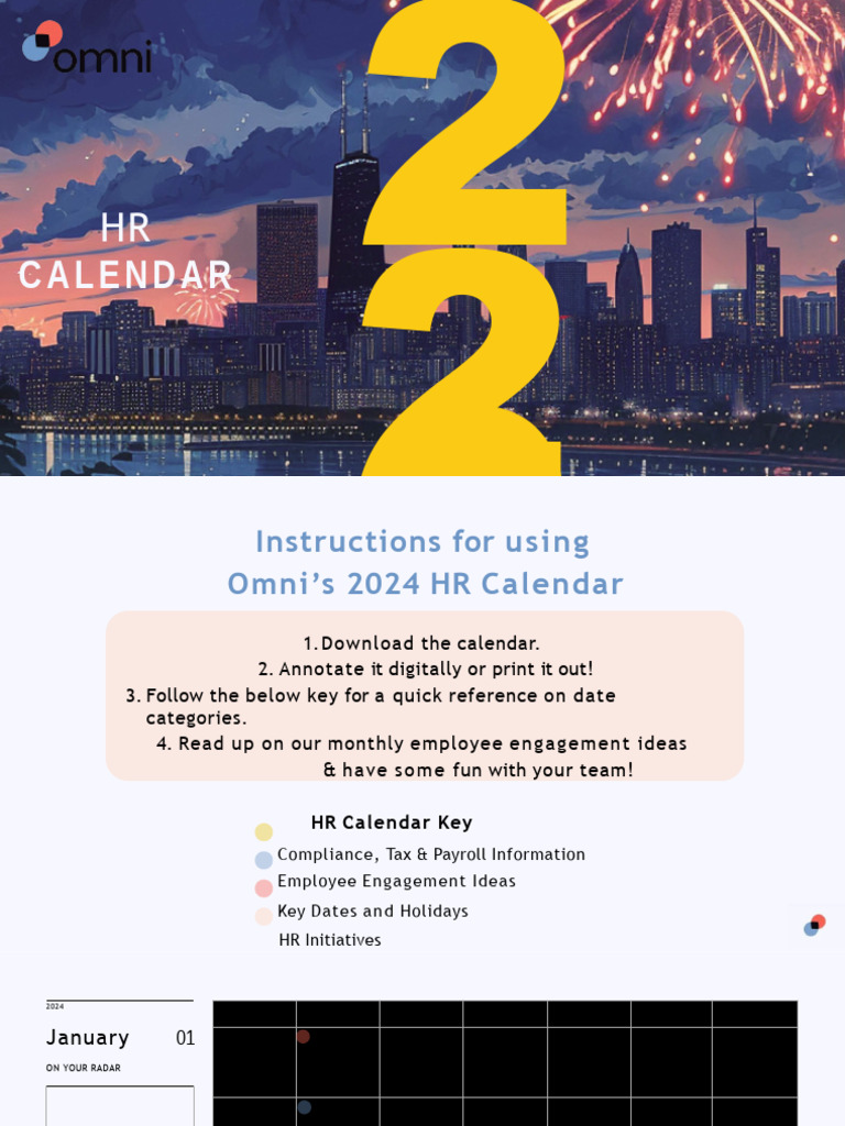 OMNI 2024 HR Calendar Compressed | PDF | Payroll Tax | Volunteering